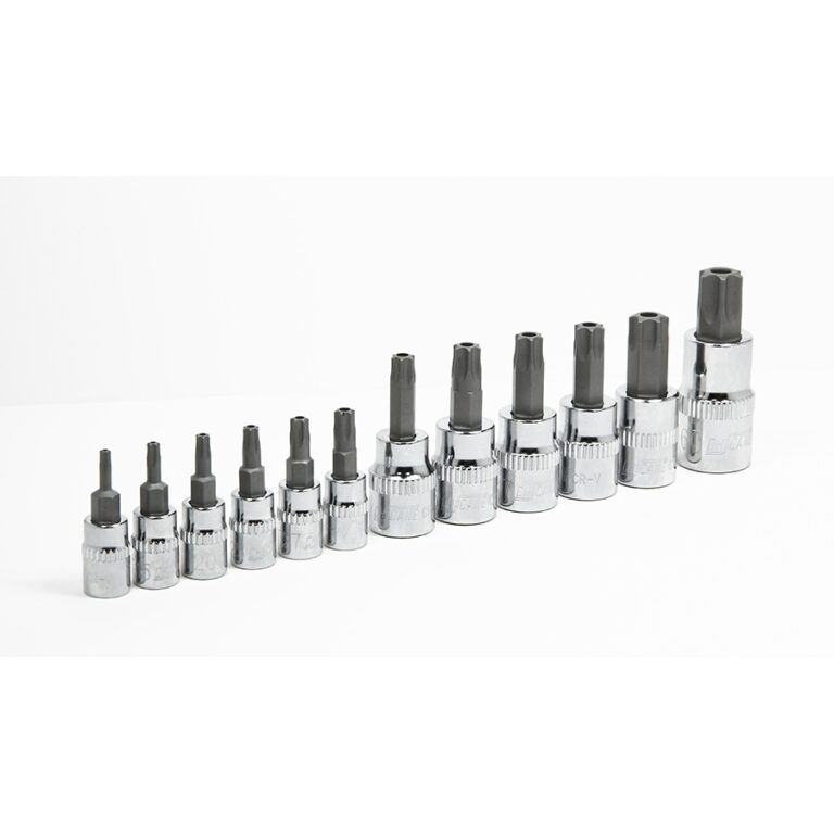 12 PIECE TAMPER PROOF TORX BITS SOCKET SET – Chicane