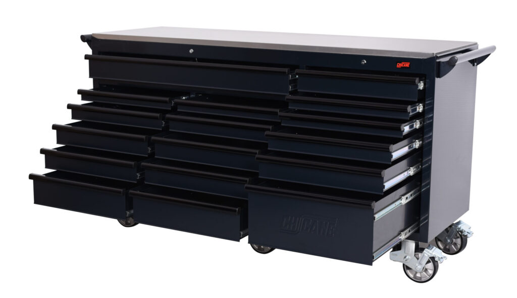 72″ 17 DRAWER MOBILE TROLLEY – Chicane