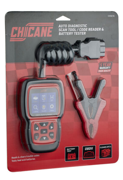 AUTO DIAGNOSTIC SCAN TOOL + BATTERY TESTER OBDII – Chicane
